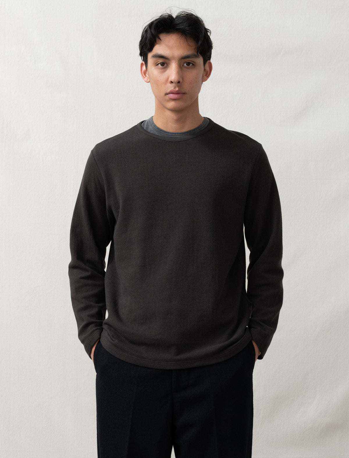 Lady White Co. Double Knit Sweater (Black Mushroom) – Bows and Arrows